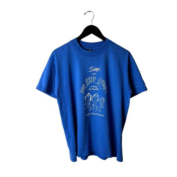 Screen Stars | Shirts | Vintage 9s Hop Skip Jump T Shirt Large L Adult ...